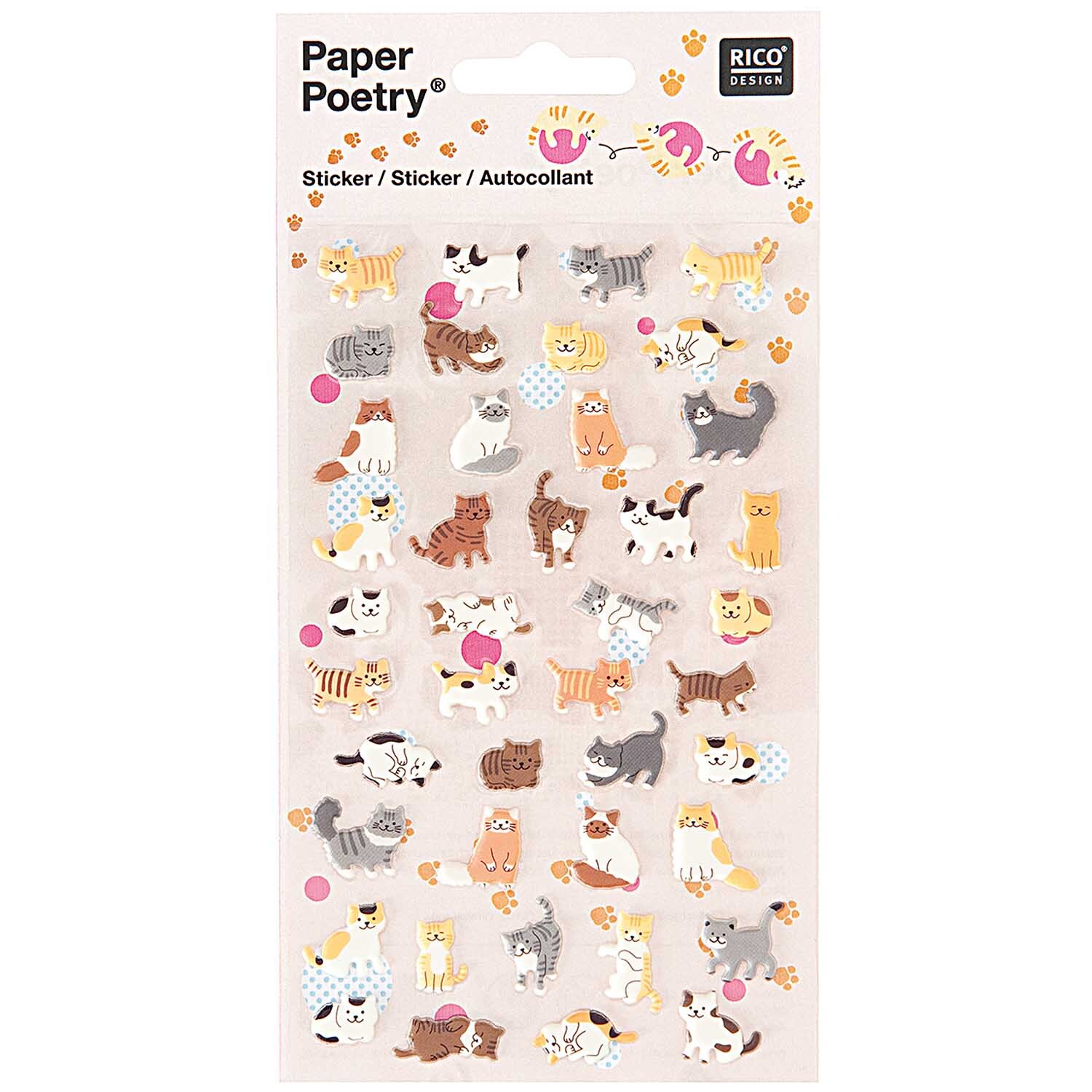 Paper Poetry Sticker Katzen | 2567983