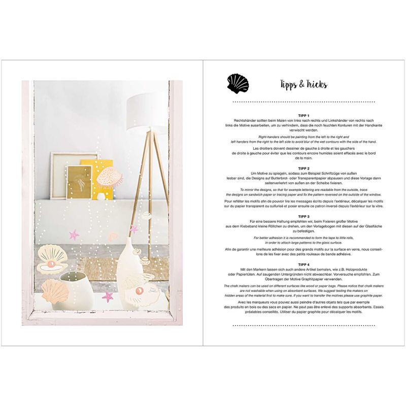 DIY Set Fenster gestalten Mermaid | 3347553