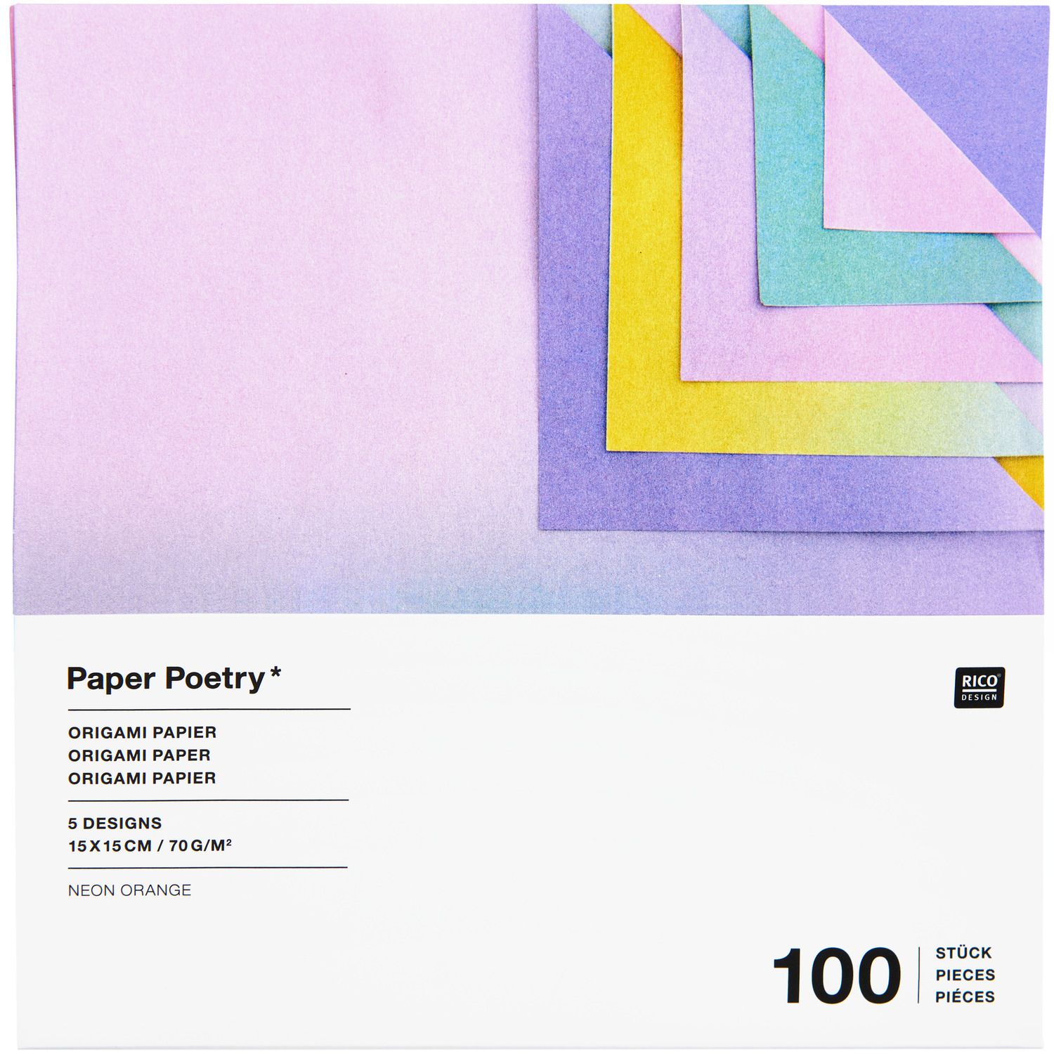 Paper Poetry Origami Blurry Gradient | 3583074