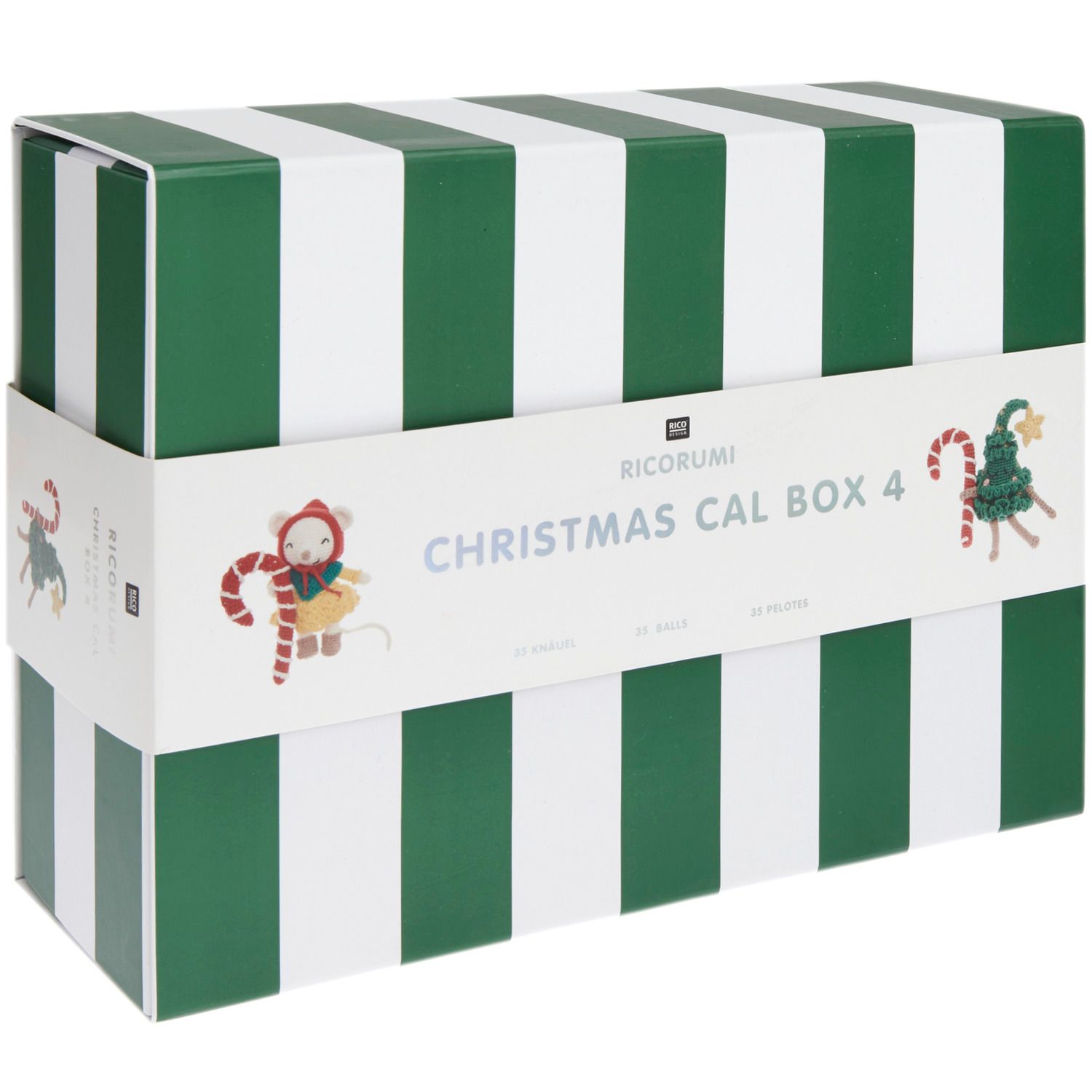 Creative Ricorumi Dk Christmas Cal Box 4 Candy Cane 3603840