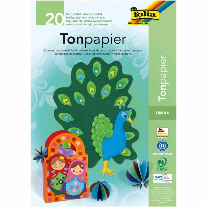 Tonpapier & Tonkarton: Tonpapier Block im Online Shop kaufen